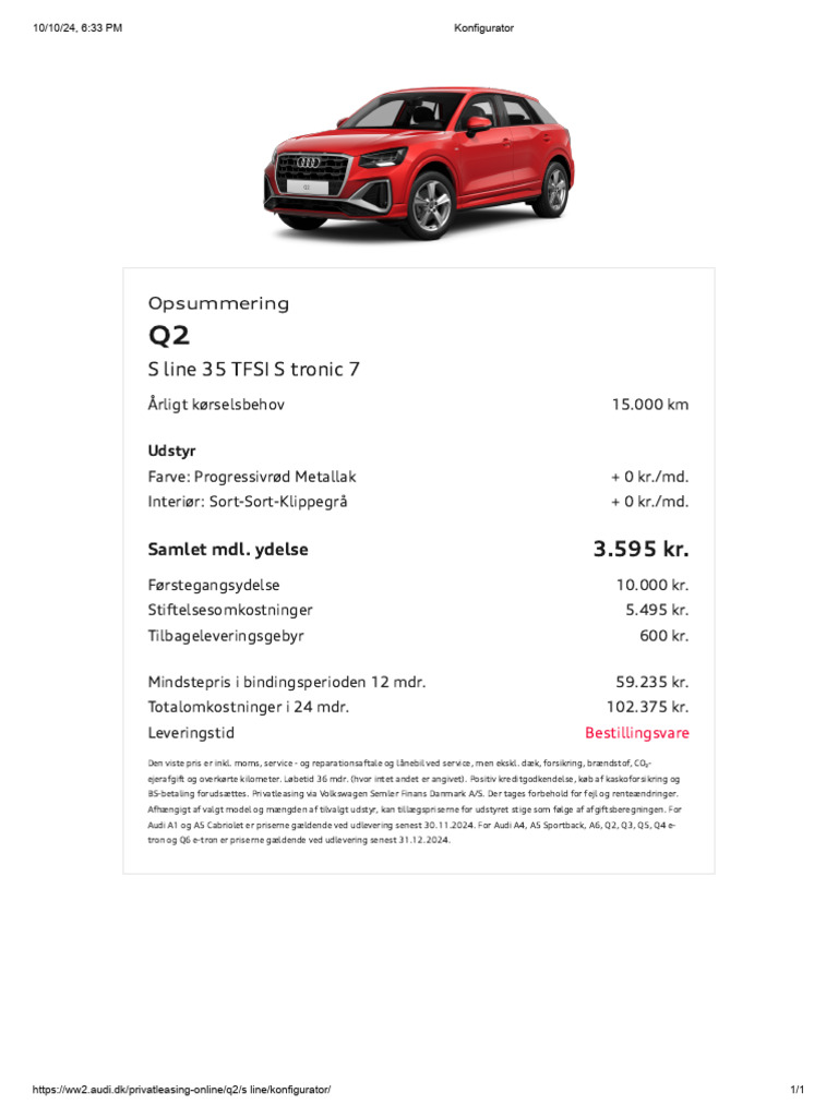 Audi q2 Config | PDF