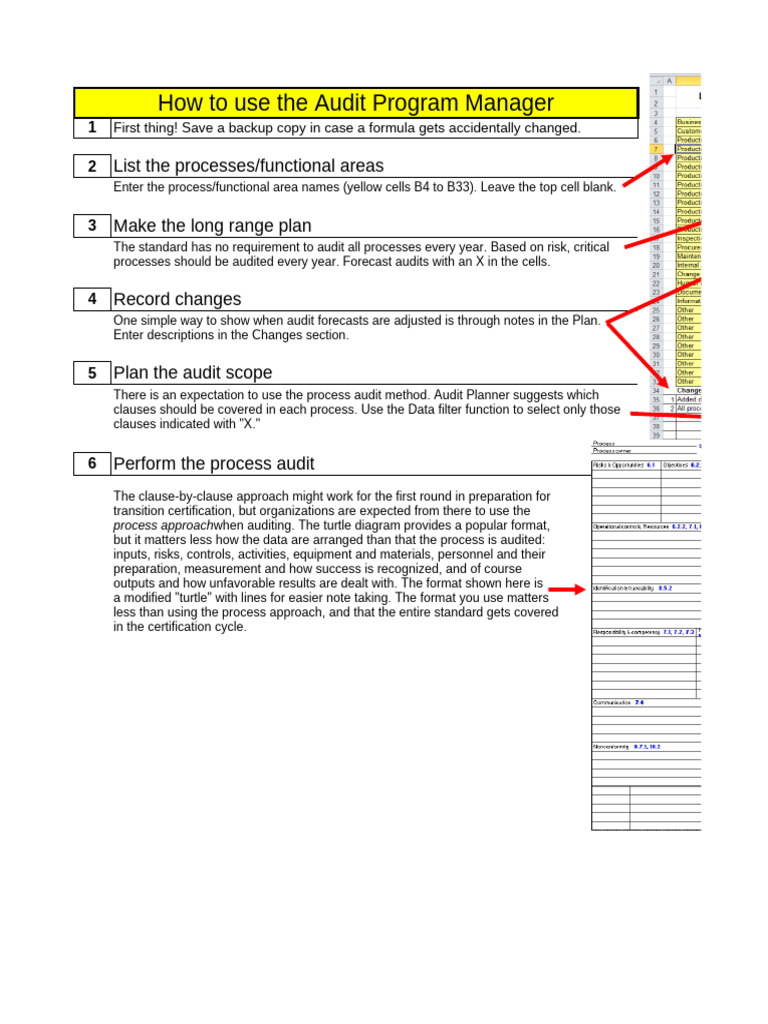 Audit Program Manager - Risk Based | PDF | Information | Audit