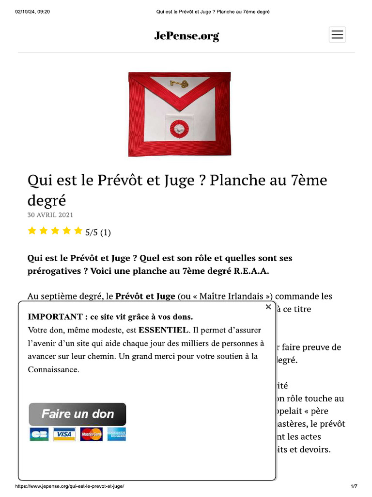 Qui Est Le Prevot Et Juge | PDF