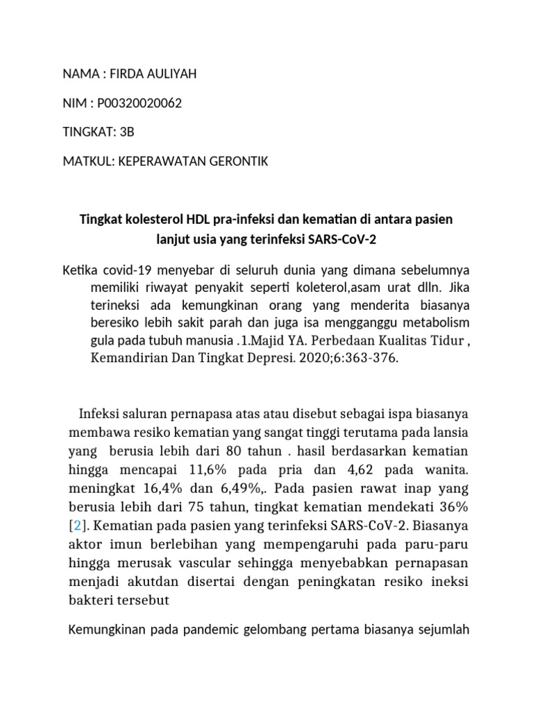 Firda Auliyah - P00320020062 | PDF