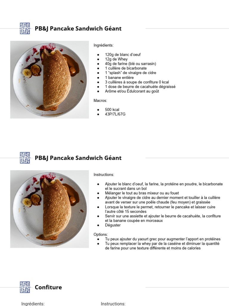Module 4 - Pancake PB&J | PDF