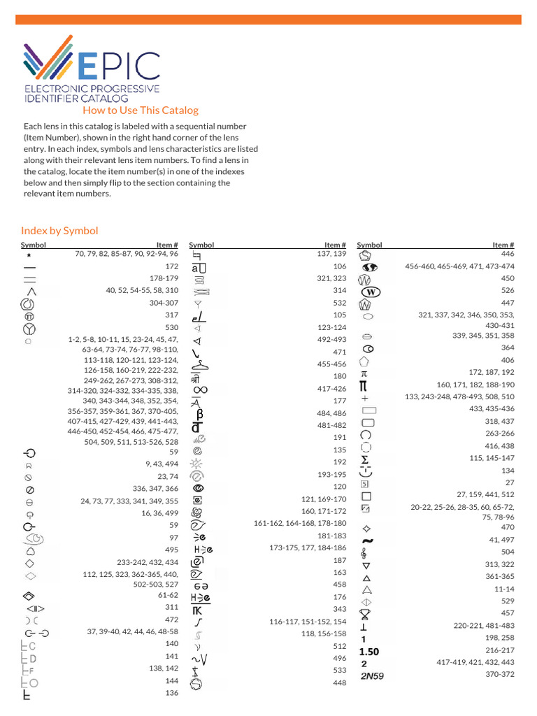 Progressive Identifier | PDF