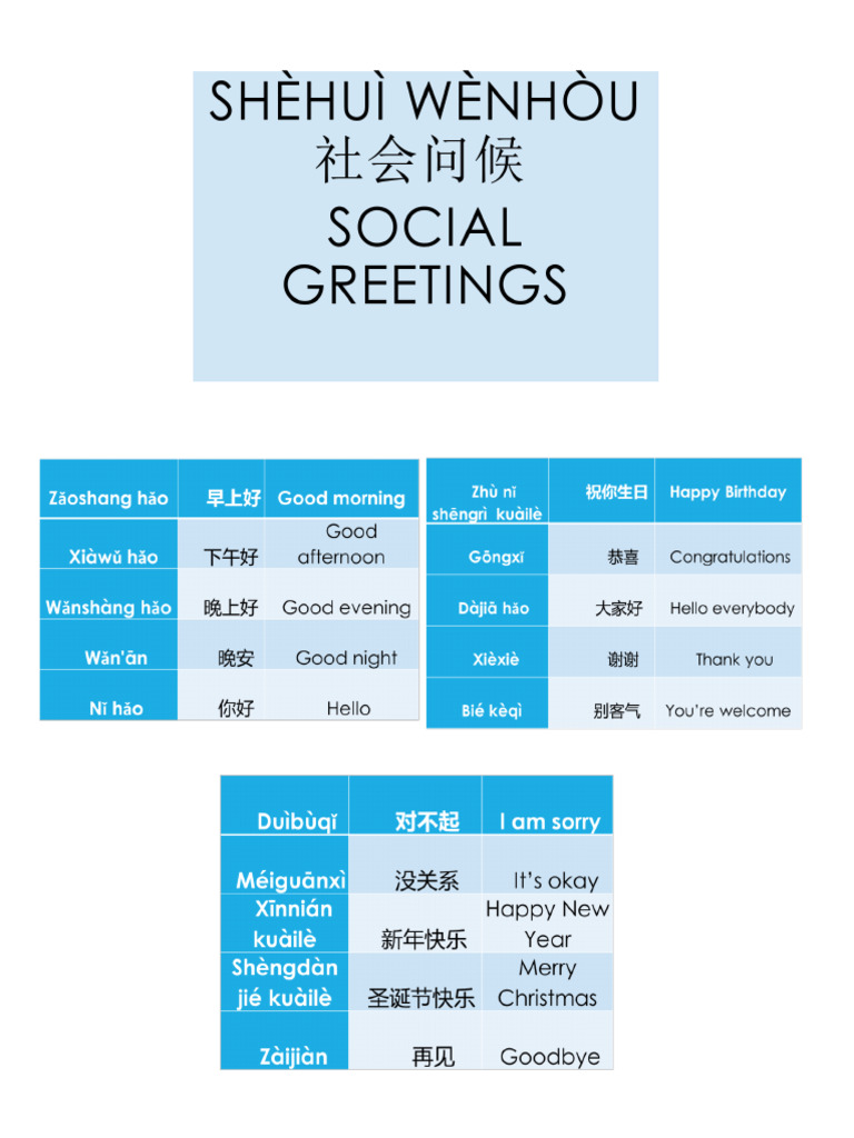 Social Greetings | PDF