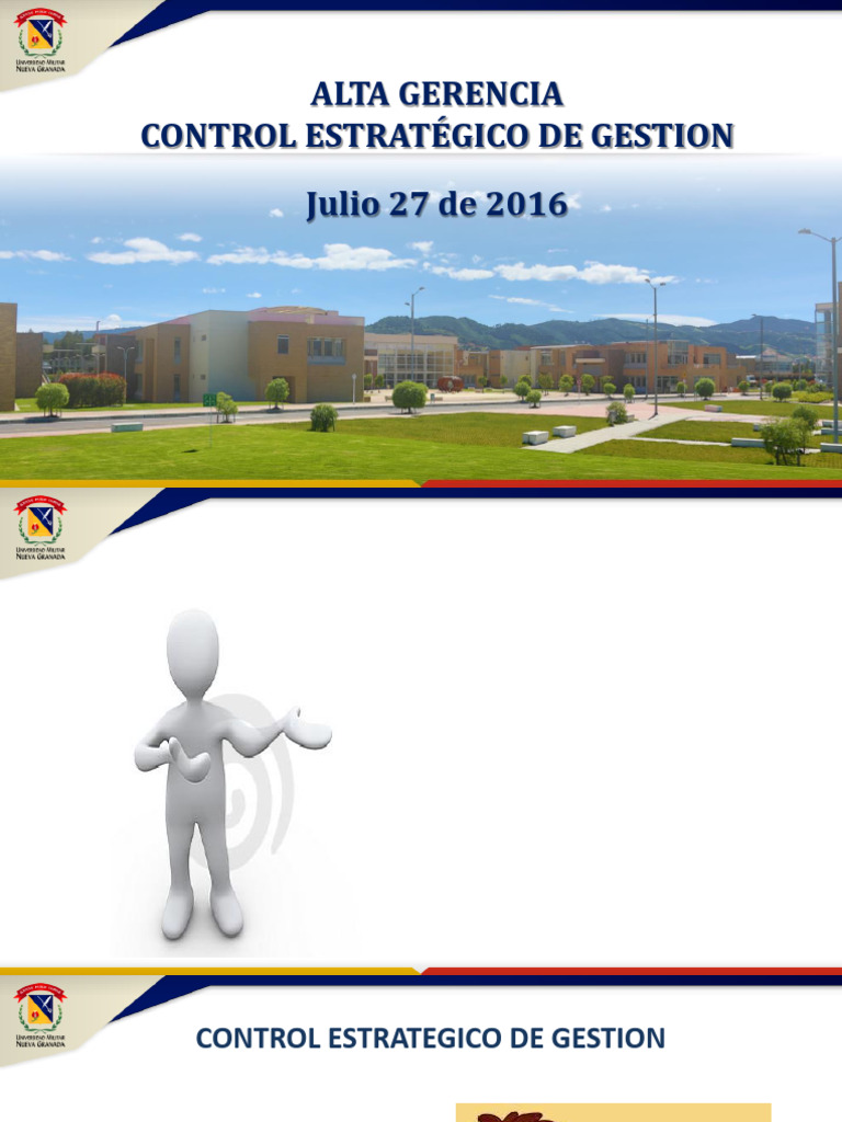 Presentacion Control Estrategico de Gestion | PDF