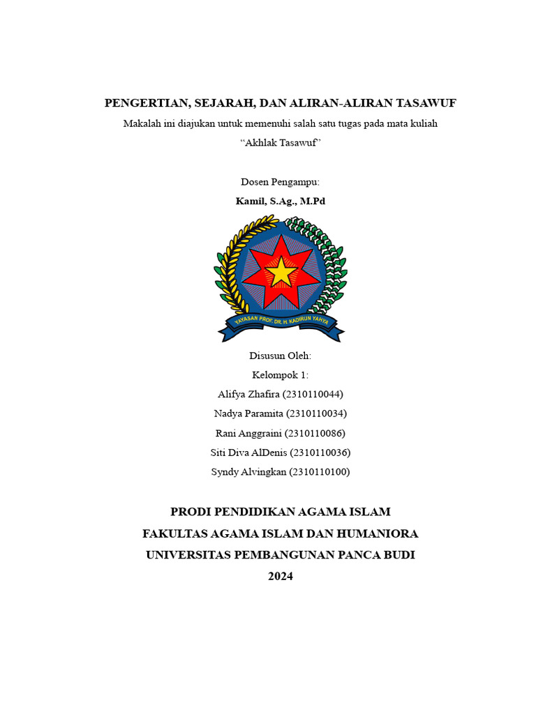 Sejarah Dan Aliran Tasawuf | PDF