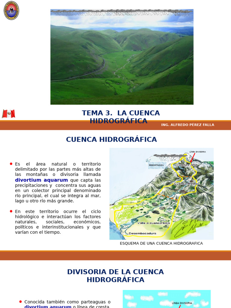 Tema 3. La Cuenca Hidrográfica | PDF