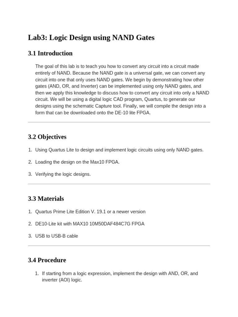 Lab3 Instructions | PDF