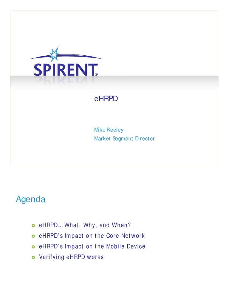 5 Spirent Ehrpd 9 Handouts | PDF | Computer Network | Wireless