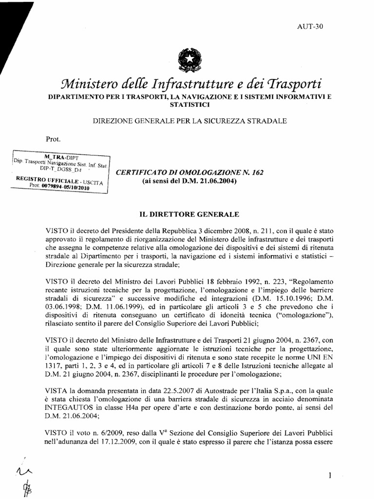 Certificato 162 | PDF