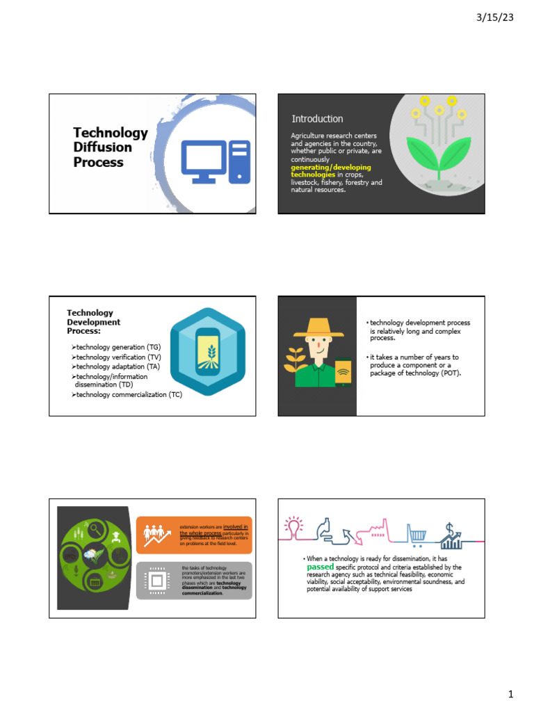 Technology Diffusion Process | PDF