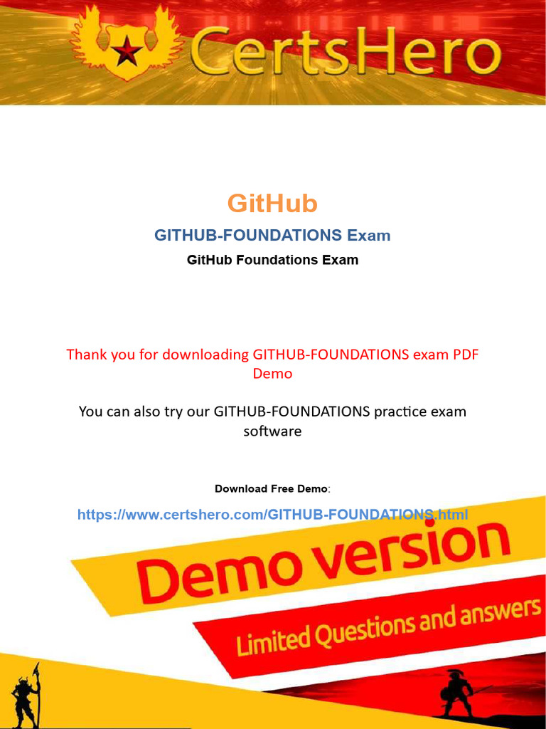 GitHub Foundations Demo | PDF