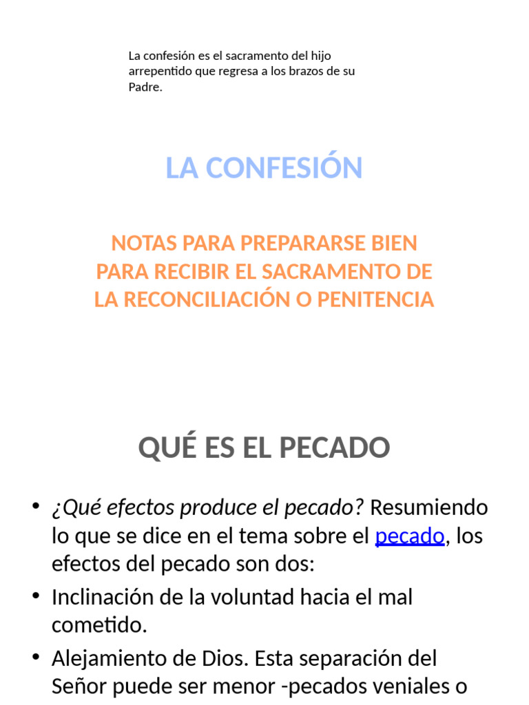 Cómo Confesarse Bien | PDF