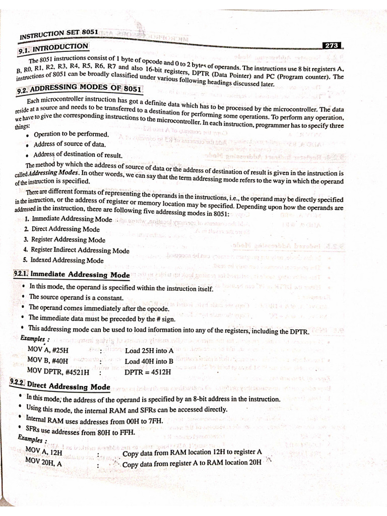 8051 Microcontroller | PDF