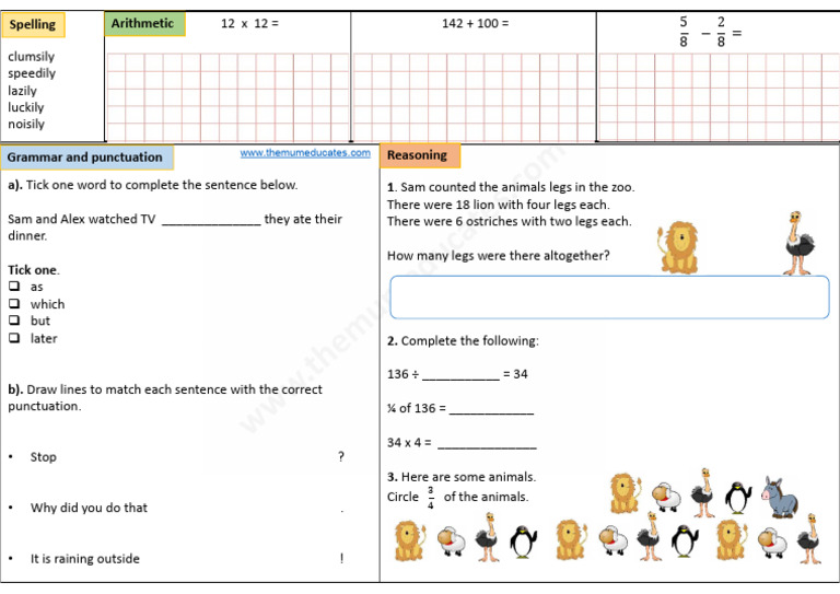 Yr3 Sheet A Day 20 | PDF