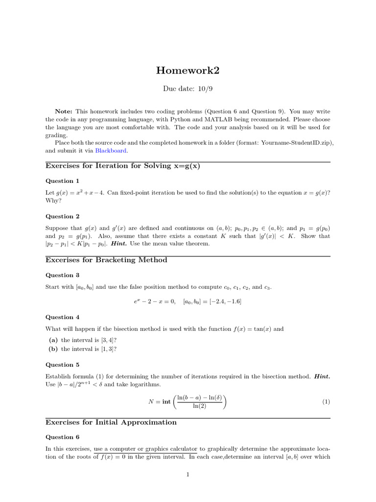 Homework 2 | PDF