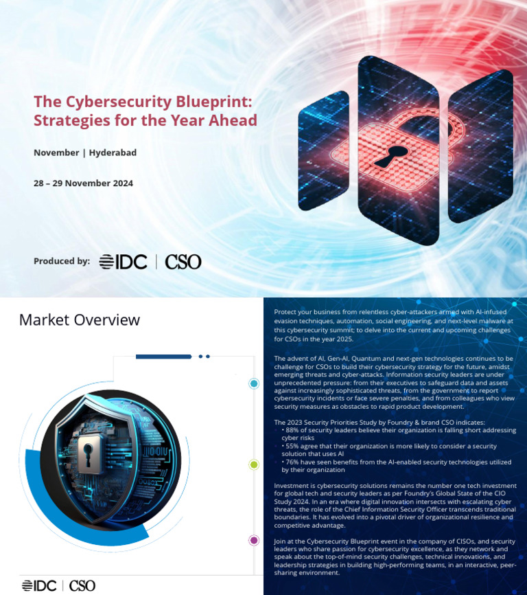 IDC - CSO India Cybersecurity Blueprint 2024 Primer | PDF