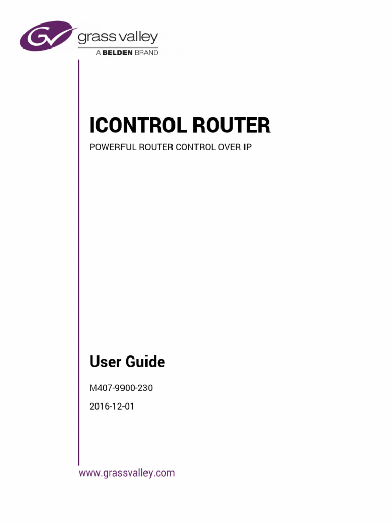 Irouter v730 UserGuide | PDF
