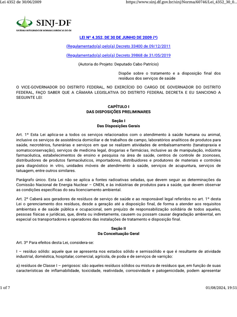Lei 4352 | PDF
