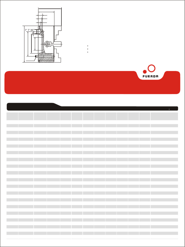 4 Jaw Independent Chuck¡¡K72 Series Direct Mount | PDF