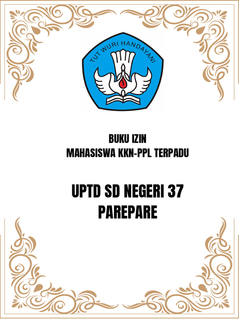 Biru Putih Ilustrasi Lucu Cover Modul Ajar Dokumen A4 PDF | PDF