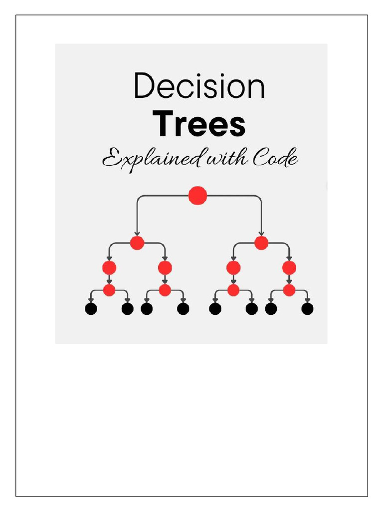 Decision Tree Explained With Code | PDF