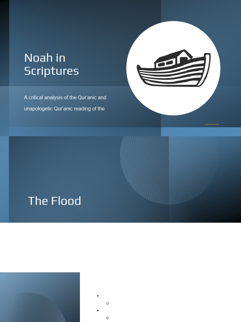 Nuh AS in Quran and Bible Final | PDF | Noah | Religion & Spirituality