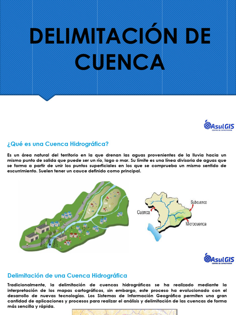 Clase 12.1 Delimitación de Cuenca | PDF