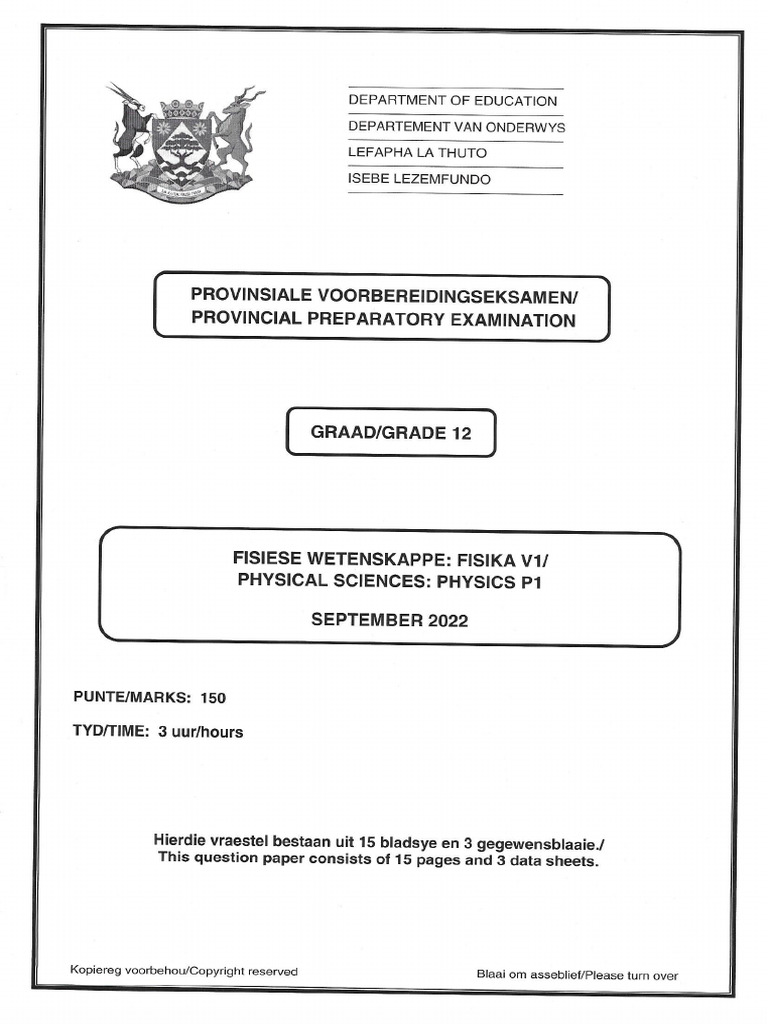 Trial 2022 p1 Eng | PDF