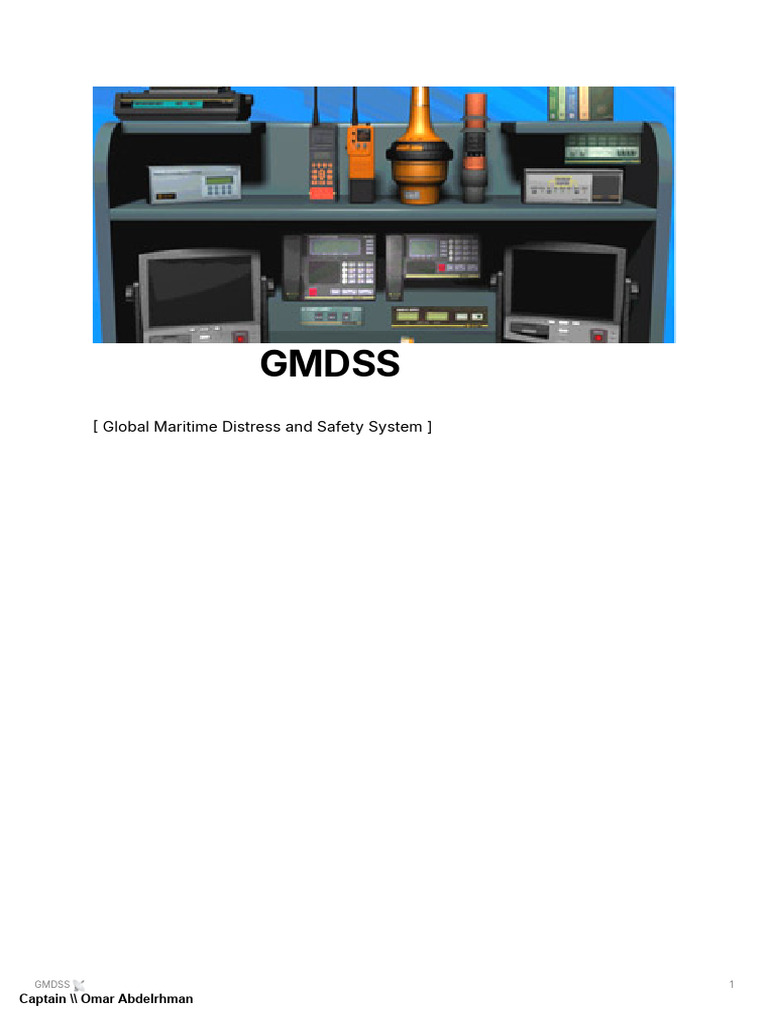 GMDSS - Stamped | PDF