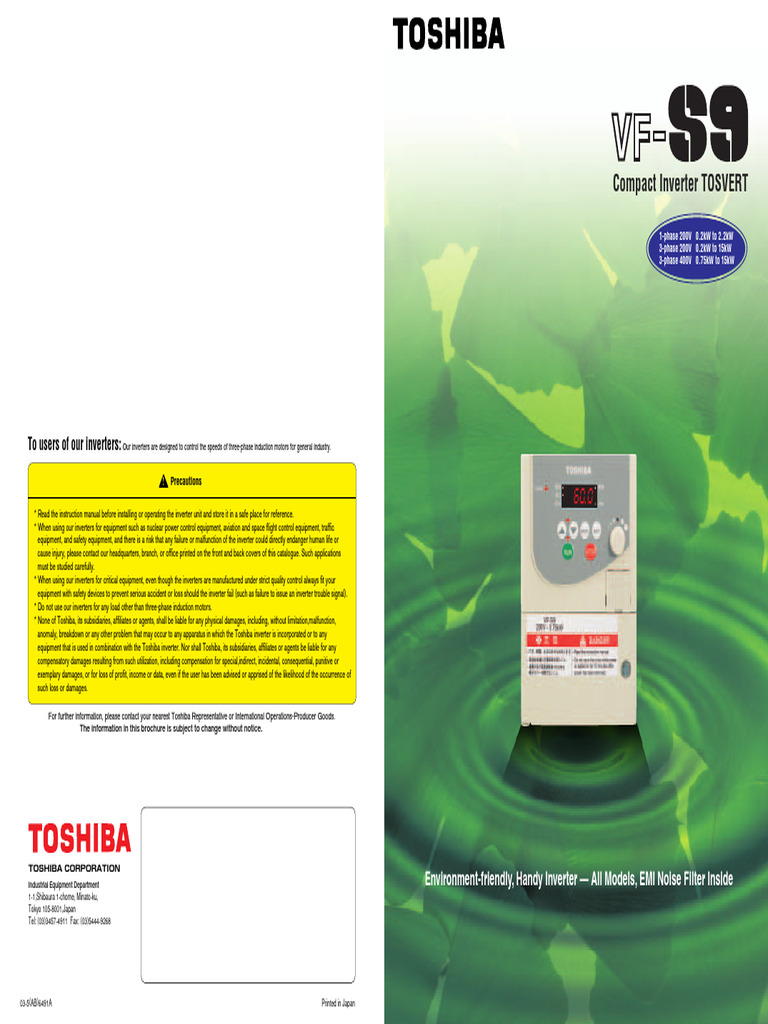 Toshiba S9 | PDF