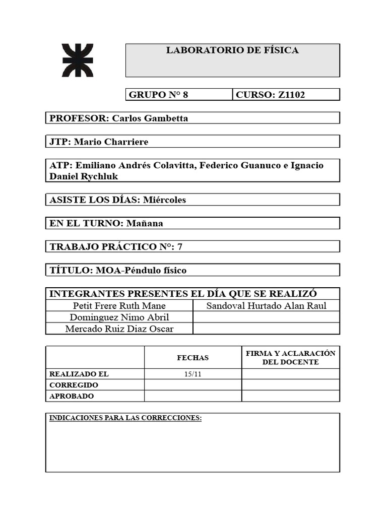 Z1102 Grupo8 TP07 | PDF