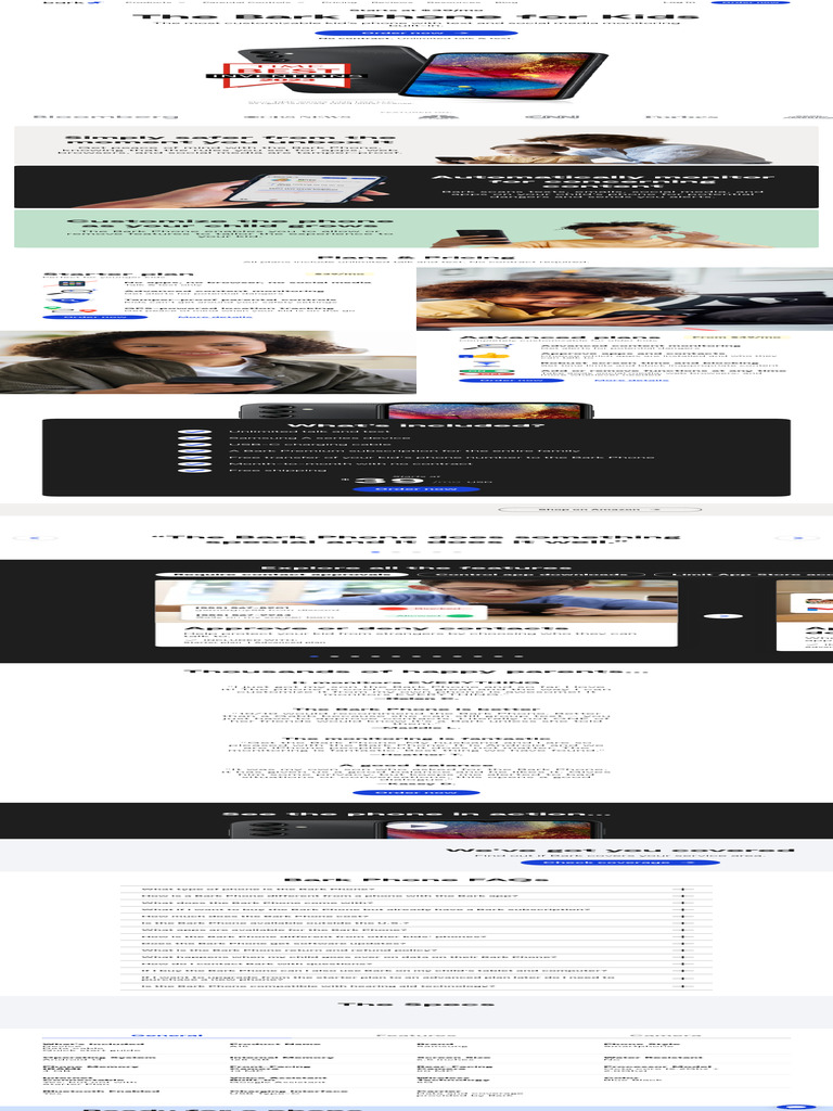 The Bark Phone a Safer Phone for Kids Bark | PDF