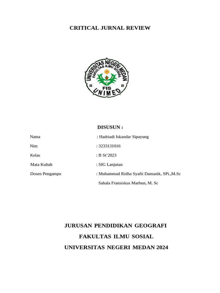 CJR Geologi Umum Hadriadi Iskandar Sipayung NEW | PDF