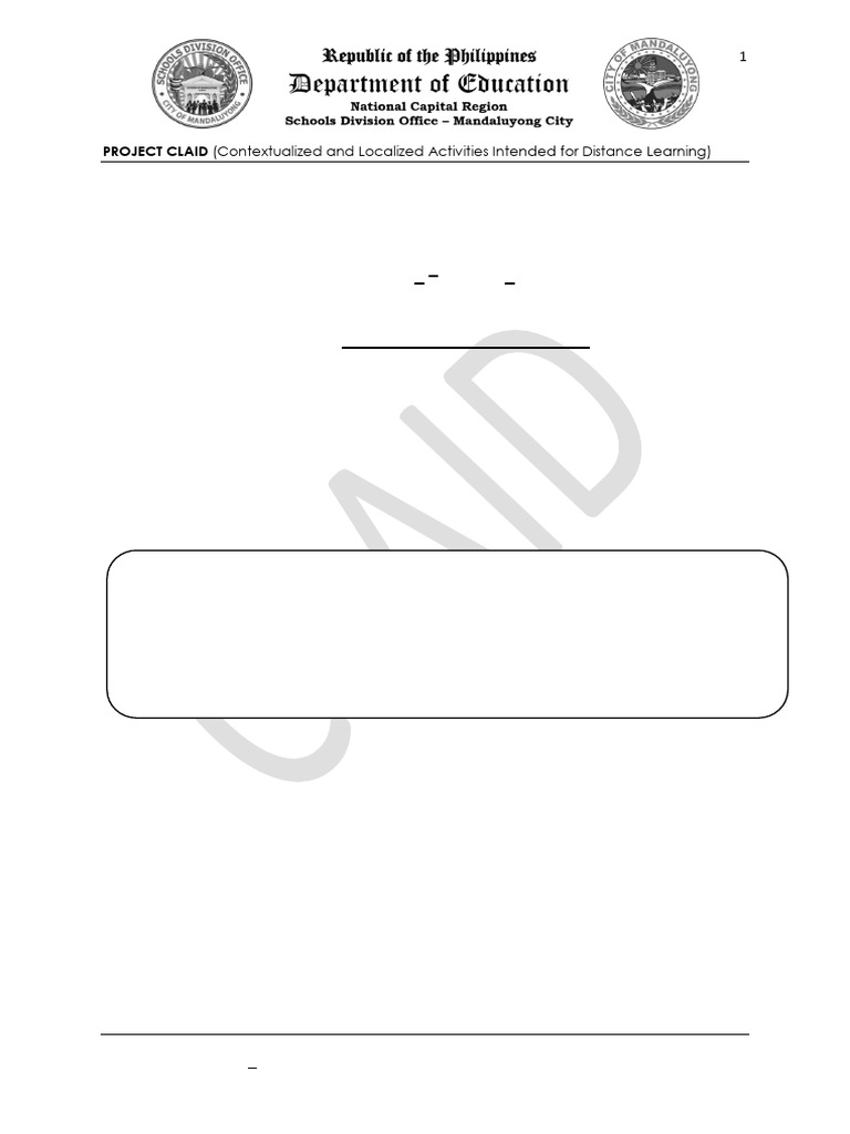 AP8 3rd-QTR. WEEK-3 | PDF