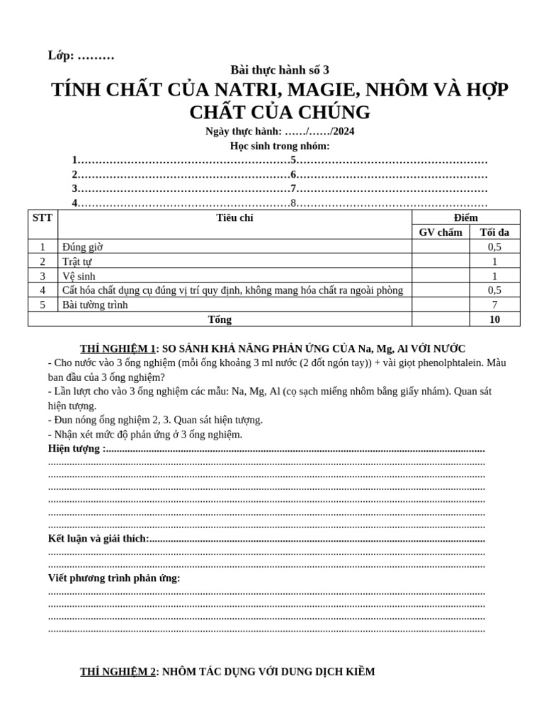 in 100 tờ - Bài thực hành số 3-k12 | PDF