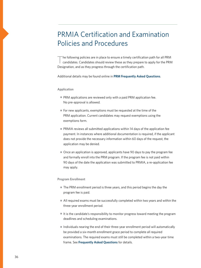 PRMIA PRM Guidebook 2 | PDF