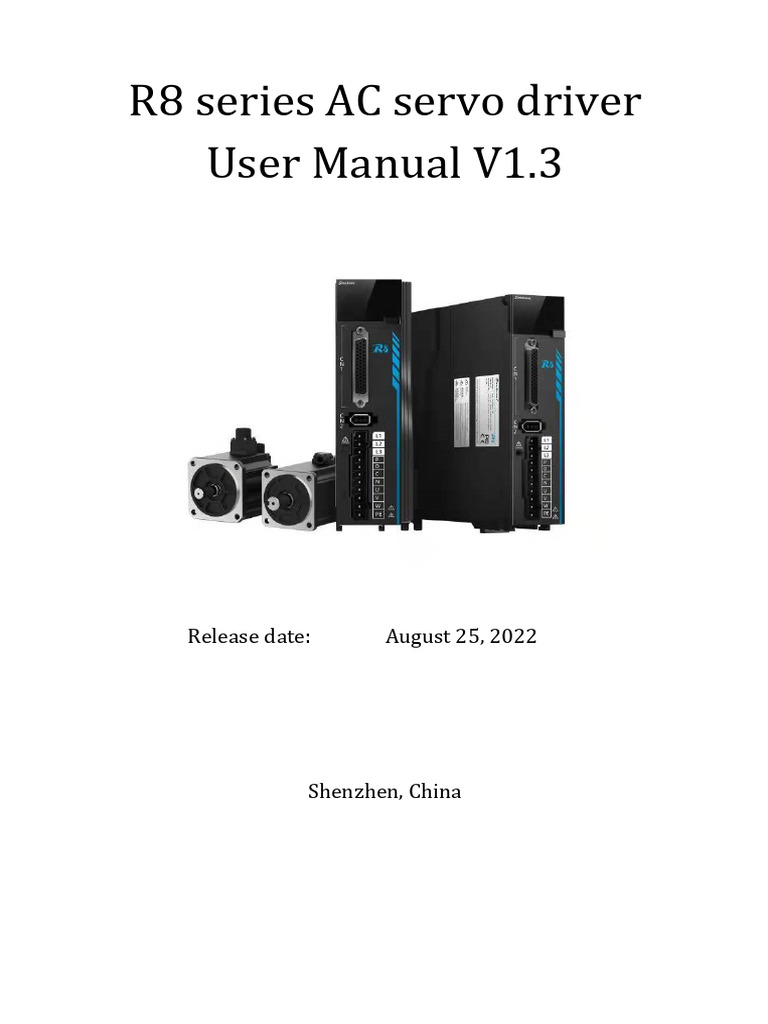 r8 Samkoon Servo Manual | PDF