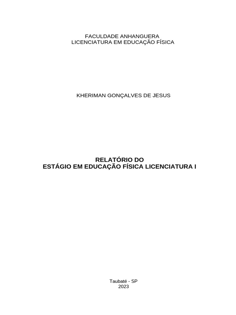 Meu Relatório | PDF
