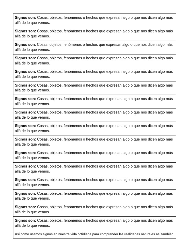 Qué Es Un Signo | PDF
