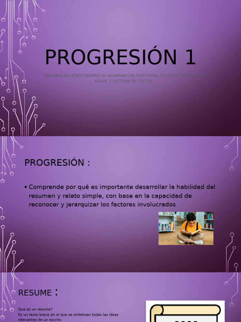 Progresión 1 | PDF