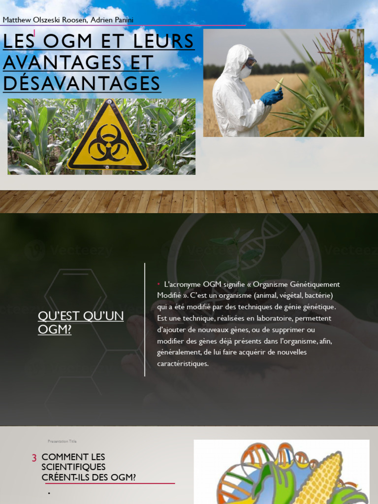 OGM Présentation | PDF