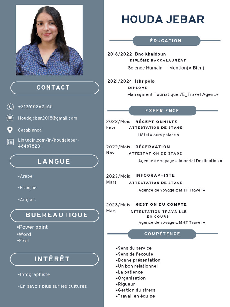 Cv Houda Jebar | PDF