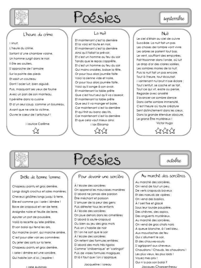 Fichier C Poesies C3 | PDF