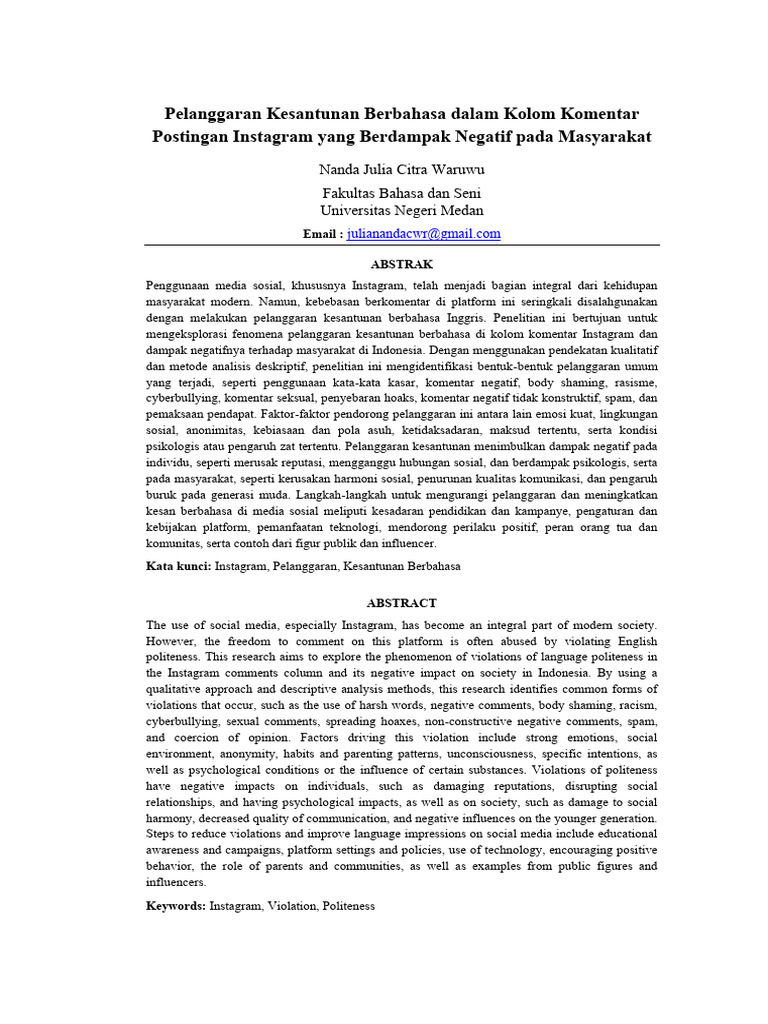 Nanda Julia C - 2223210042 - Case Method Pragmatik | PDF