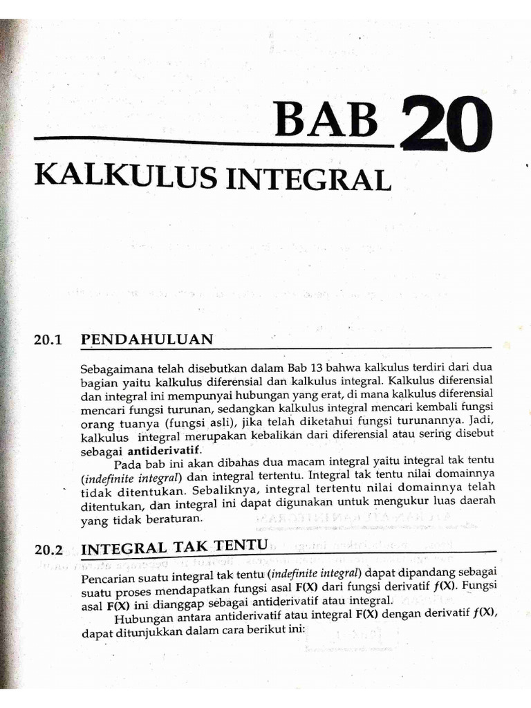 Kalkulus Integral | PDF