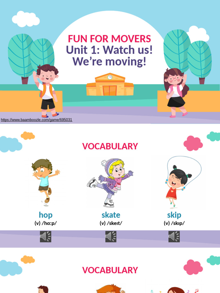 FFM - Unit 1 - Watch Us! We - Re Moving! | PDF