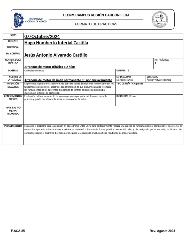 Practica 1 de U2 | PDF