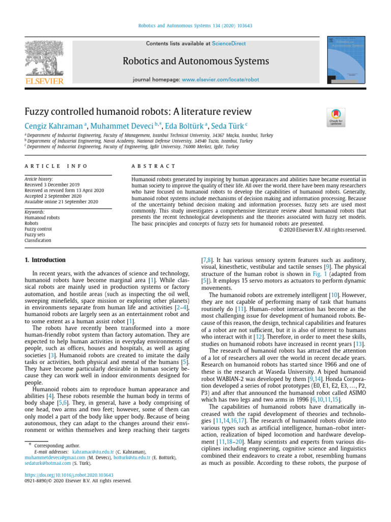 Humanoid Robot | PDF