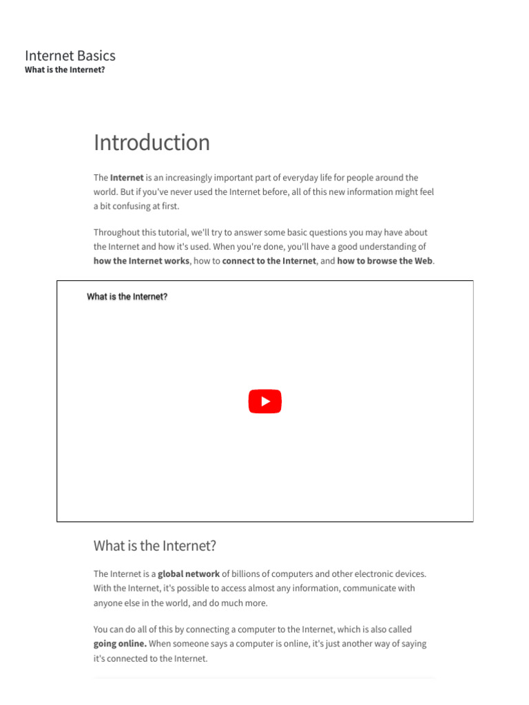 01 0 Internet Basics - Choosing A Web Browser | PDF