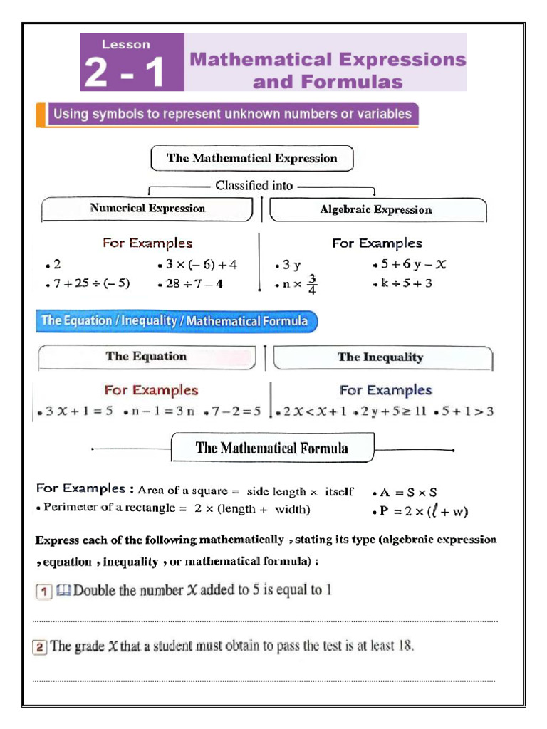 Unit 2 Lesson 1 | PDF